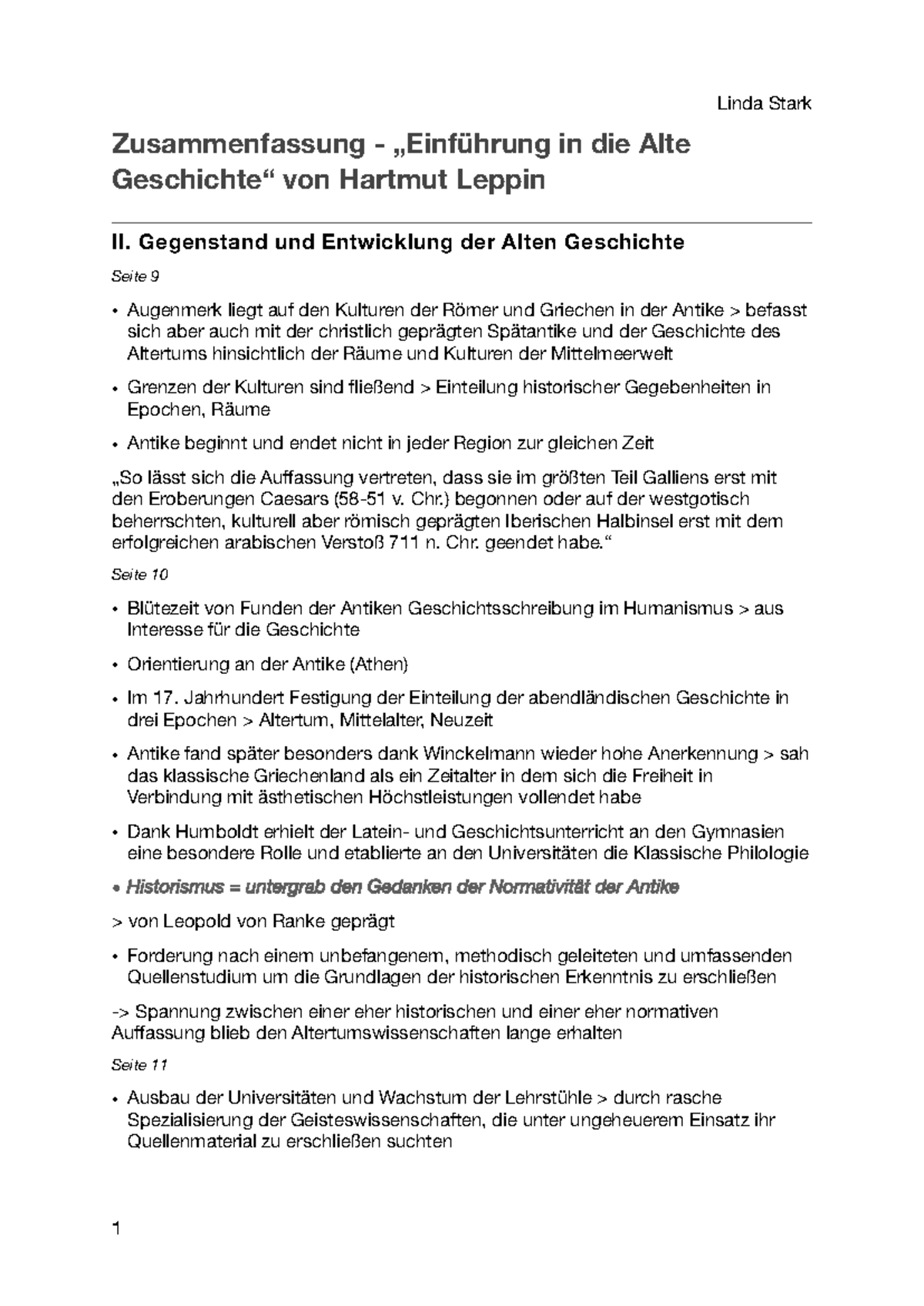 Ausarbeitung Leppin pdf - Zusammenfassung - „Einführung in die Alte ...