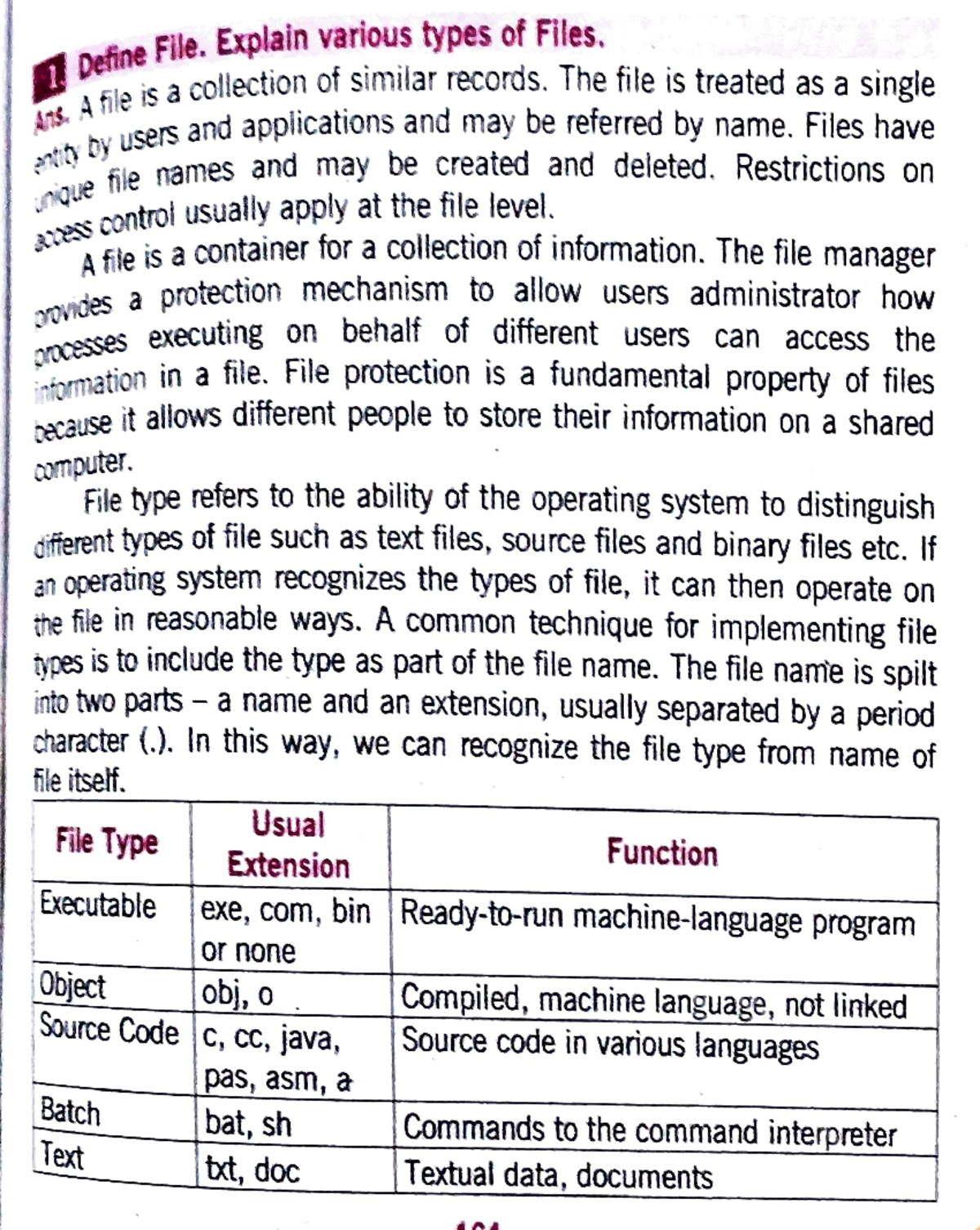 OS Unit5 notes - About operating systems - ne File, Explain variou ...
