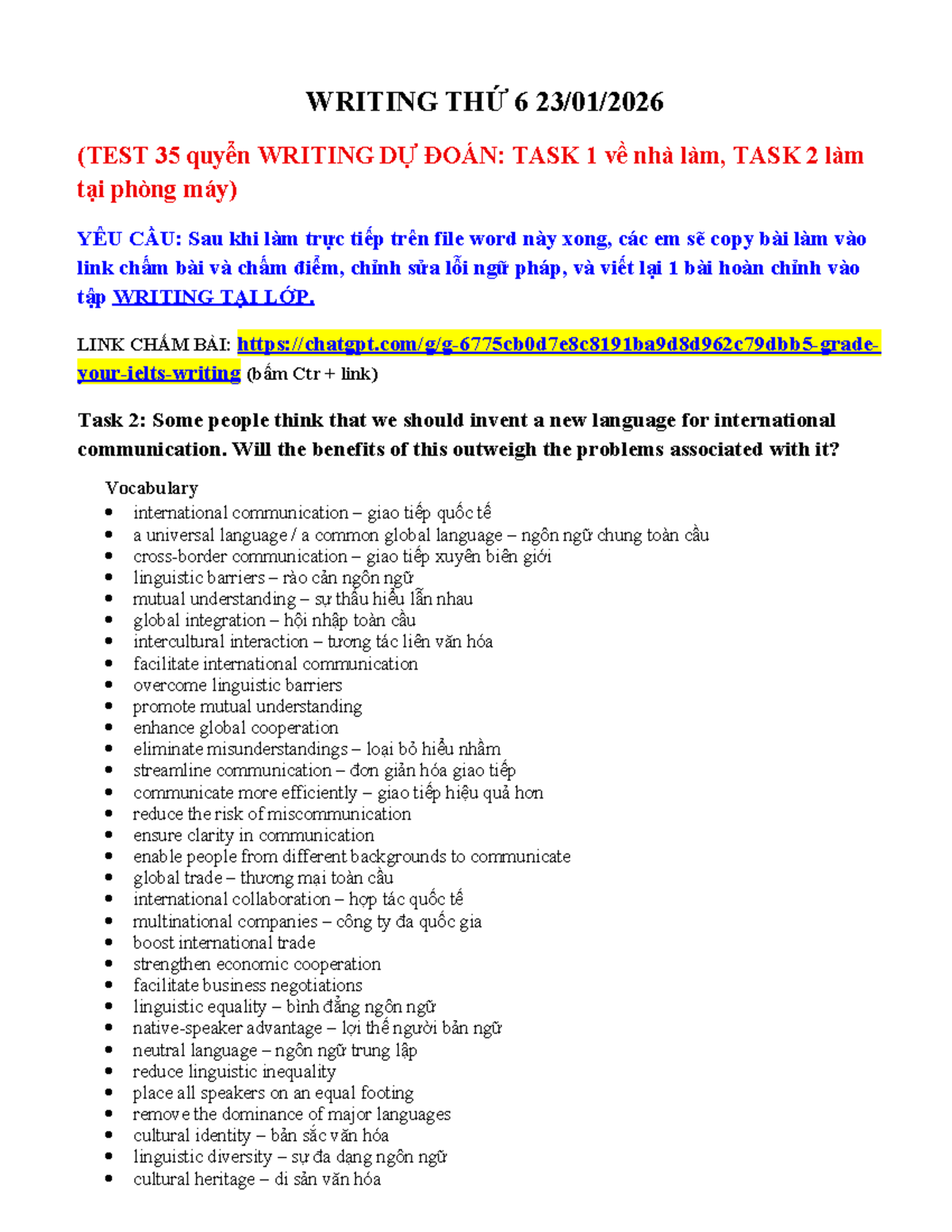K11 Writing Final Exam: Test 35 Task 2 Analysis - Studocu