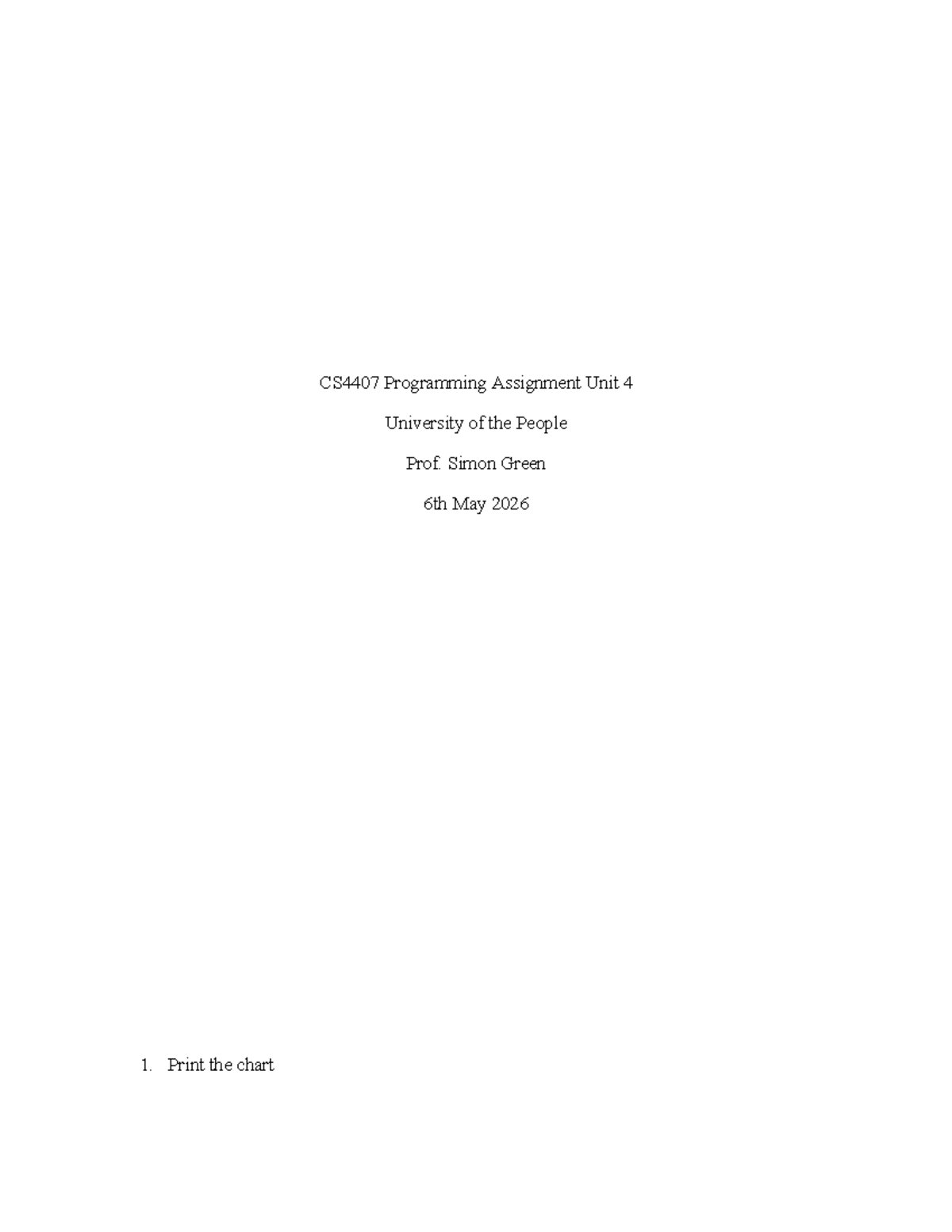 CS4407 Programming Assignment 4: kNN Analysis and Results - Studocu