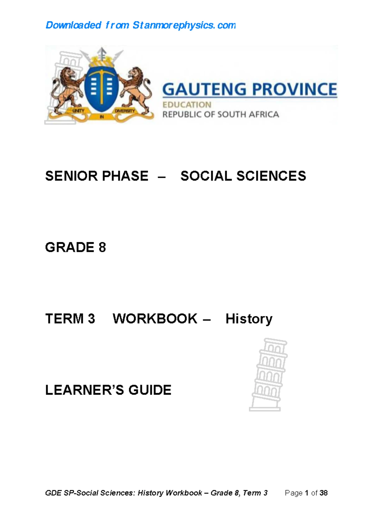 Gr9 Geog June Test Final 2023 - SP: SOCIAL SCIENCE GRADE 9 TERM 2 ...
