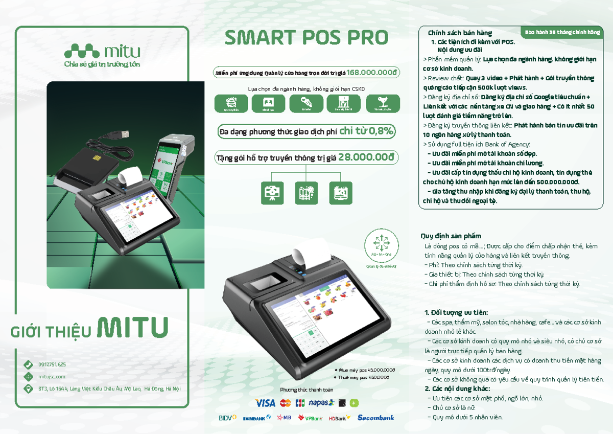 Brochure - Mi Tu Pos (1000 bản) - 21x29,7cm - 21 - SMART POS PRO GIỚI ...
