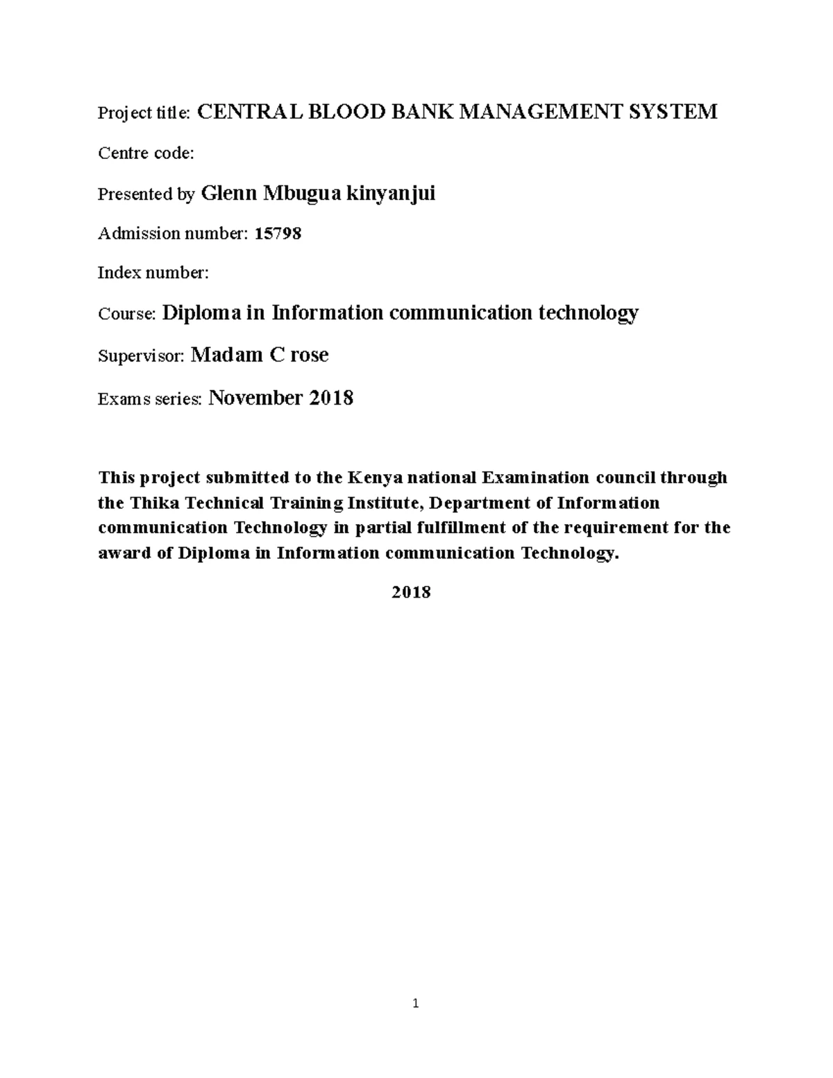 BIT 3206- ICT Project Management Notes - BIT 3206: ICT PROJECT ...