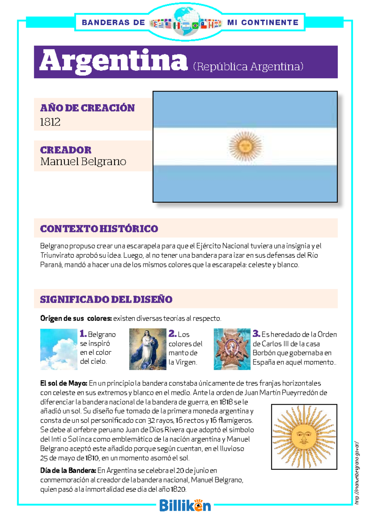 Historia y Significado de la Bandera Argentina (1812) - Studocu