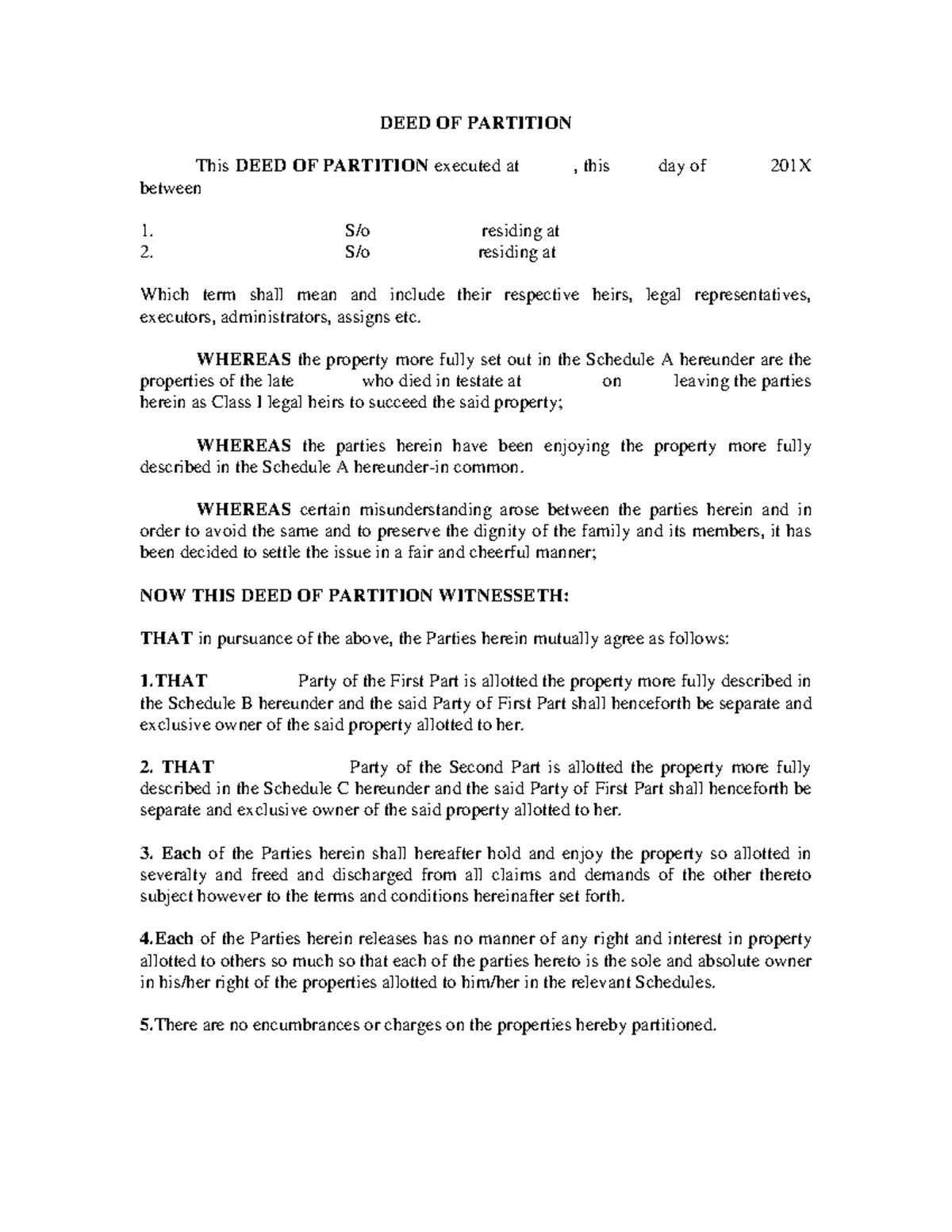 Components of a Deed: Key Elements Explained (Law 101) - Studocu