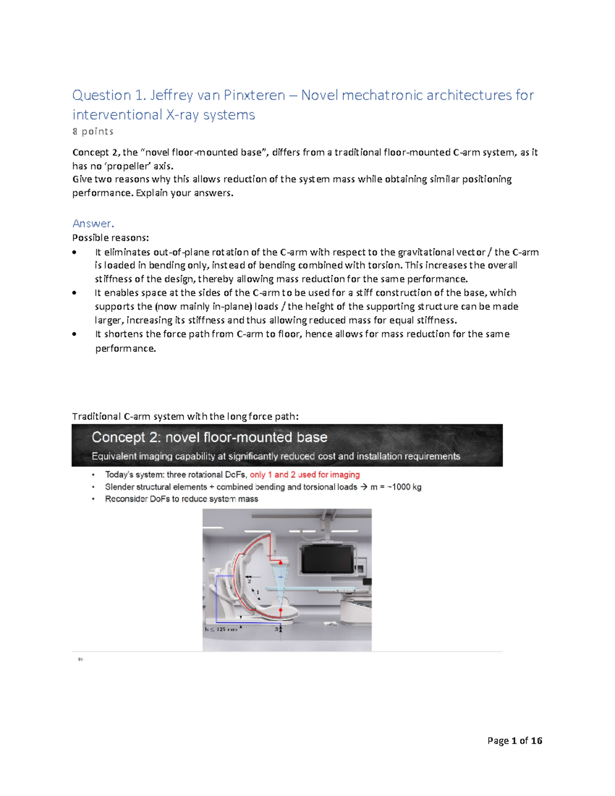 4CM50 Final Exam 2021: Mechatronics, Measurement Systems, and Optical ...