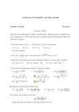 MA2002 - NUS - Calculus - Studocu