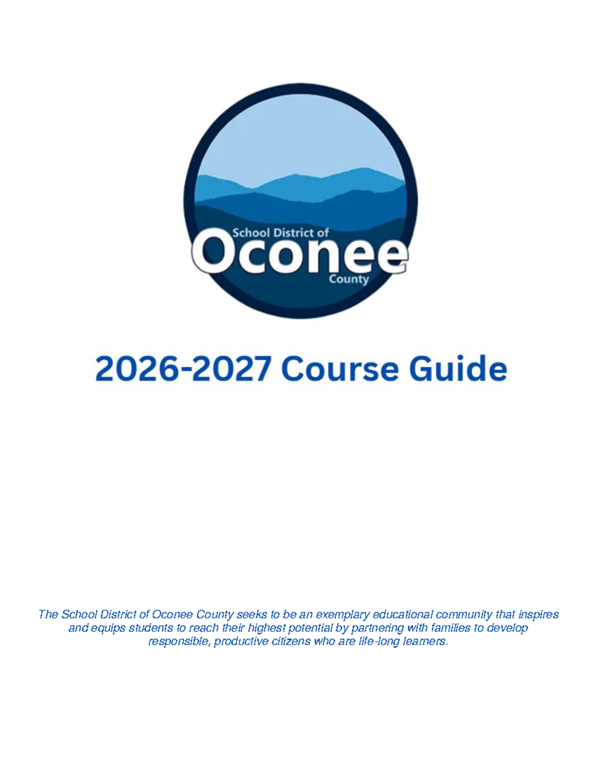 Final Course Guide for Oconee County Schools 2026-2027 - Studocu