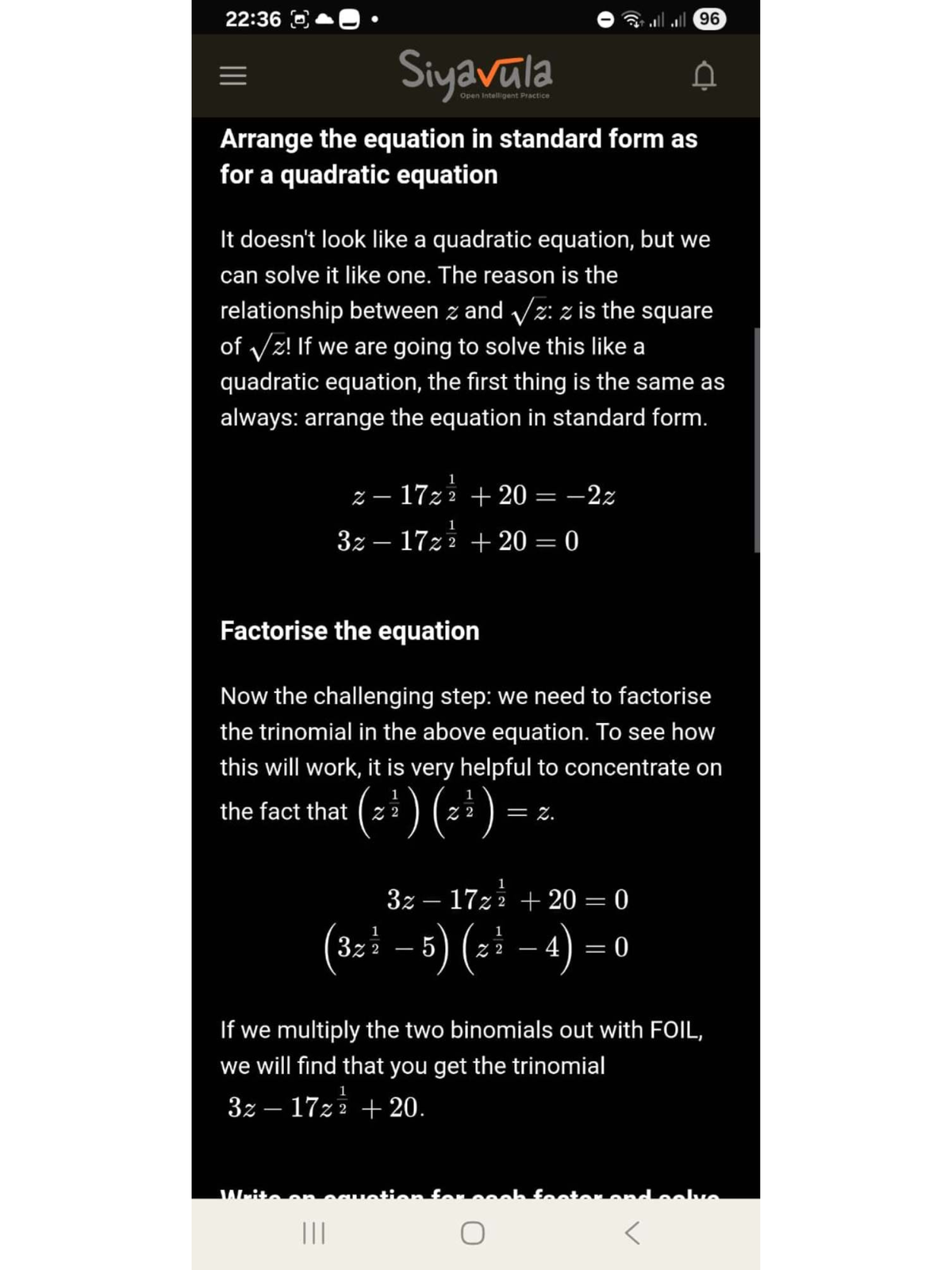 Maths Grade 11 - Paper 1 Practice: Solving Quadratic Equations - Studocu