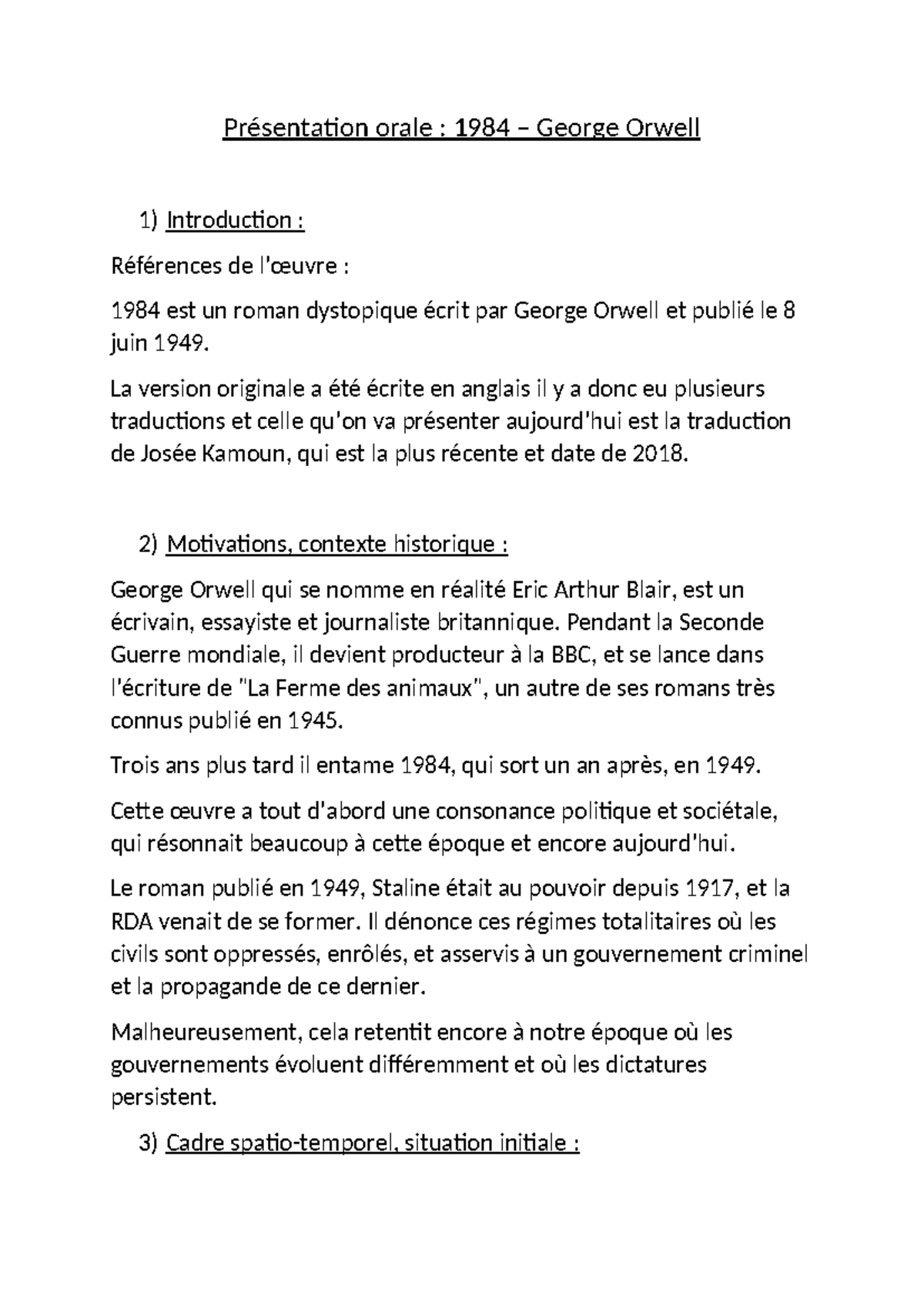 Présentation de "1984" - George Orwell : Analyse et Contexte ...