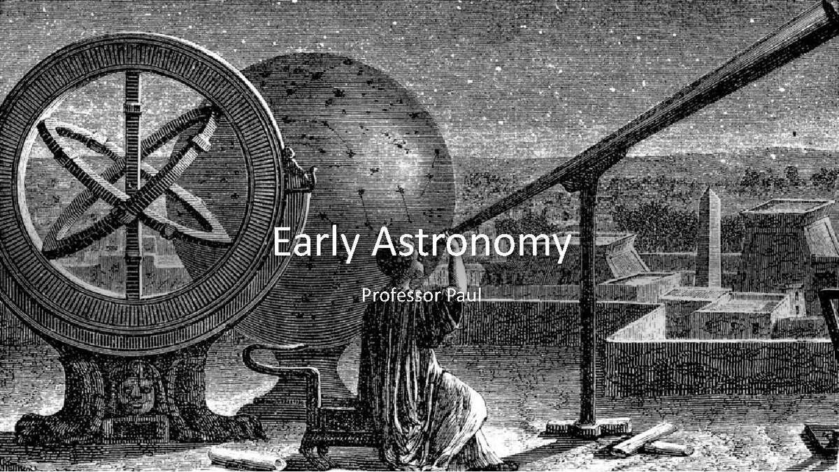 Galileo and the Shift to Heliocentric Models in Astronomy (ASTR 101 ...
