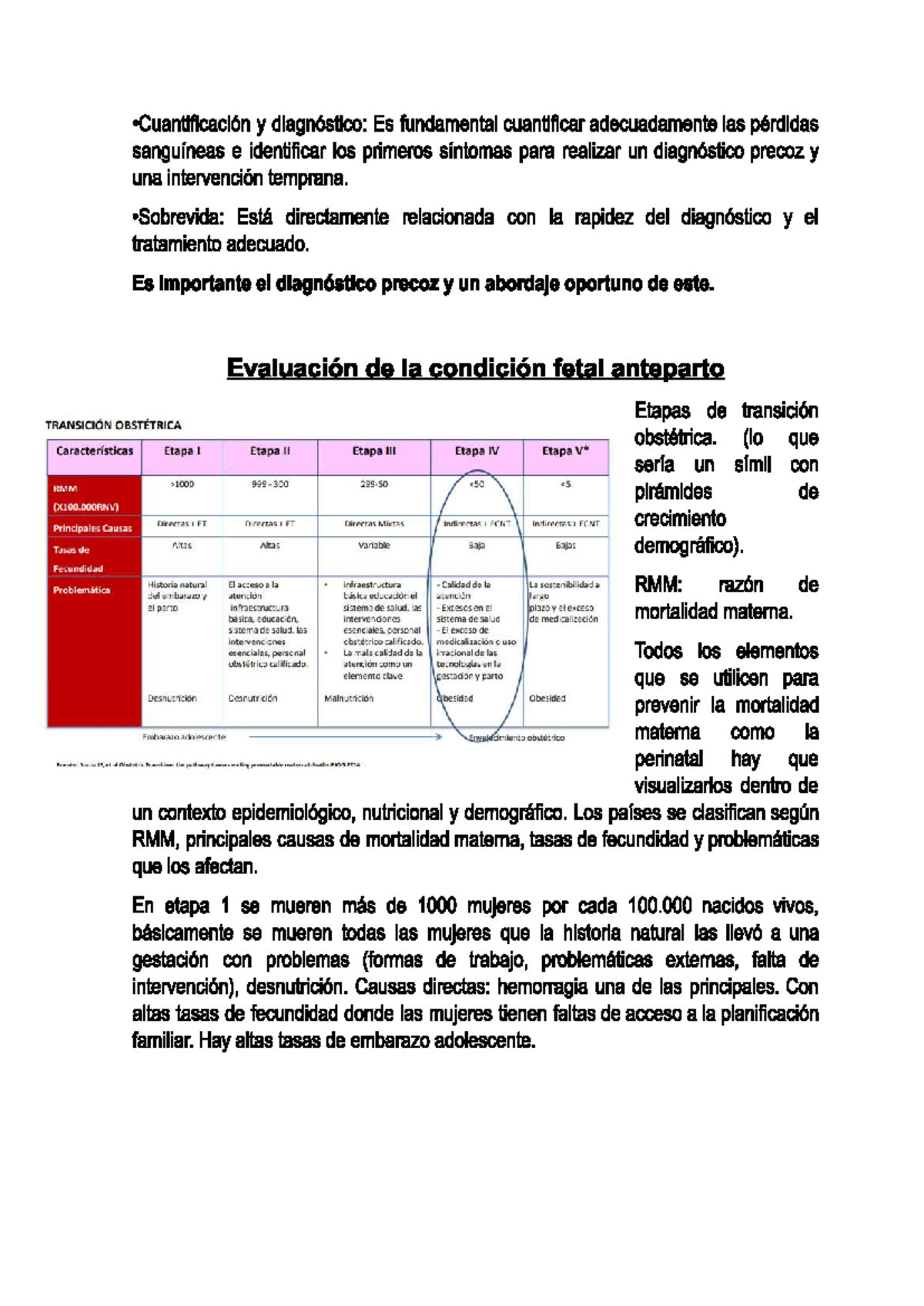 Evaluación de la Condición Fetal Anteparto: Diagnóstico y ...