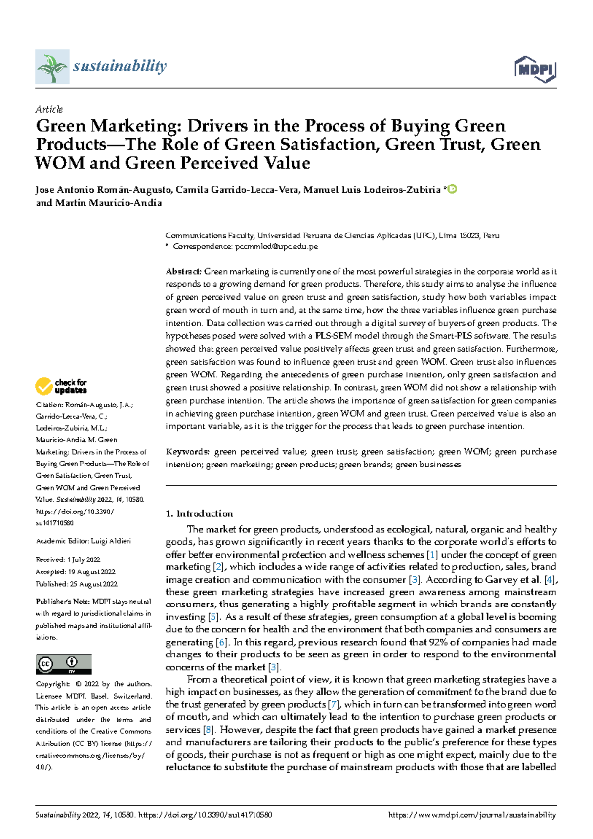 SUST-14 Green Marketing: Drivers of Green Purchase Intention and Trust ...