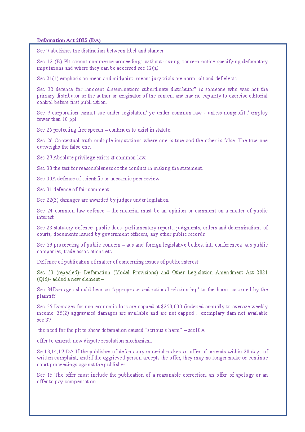 Defamation Act 2005: Abolishing Libel and Slander Distinction Defenses ...