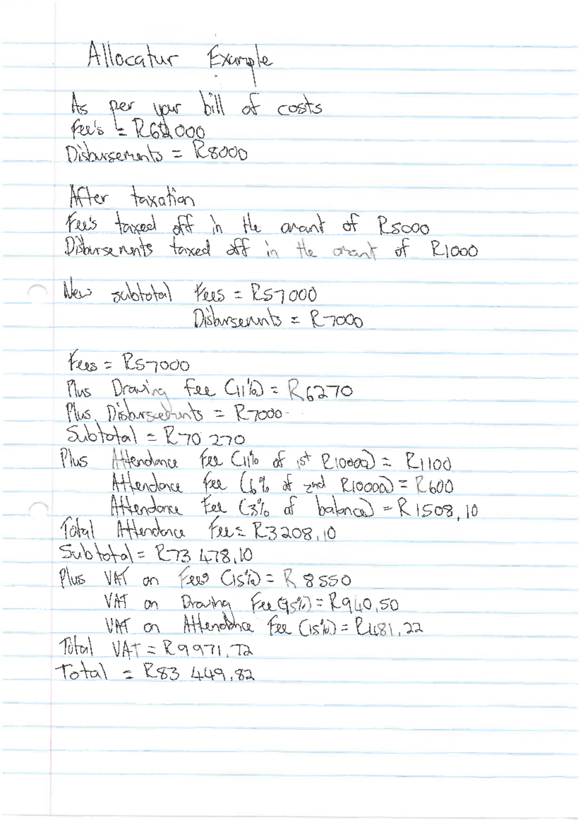 Allocatur Study Notes for Legal Concepts and Applications - Studocu