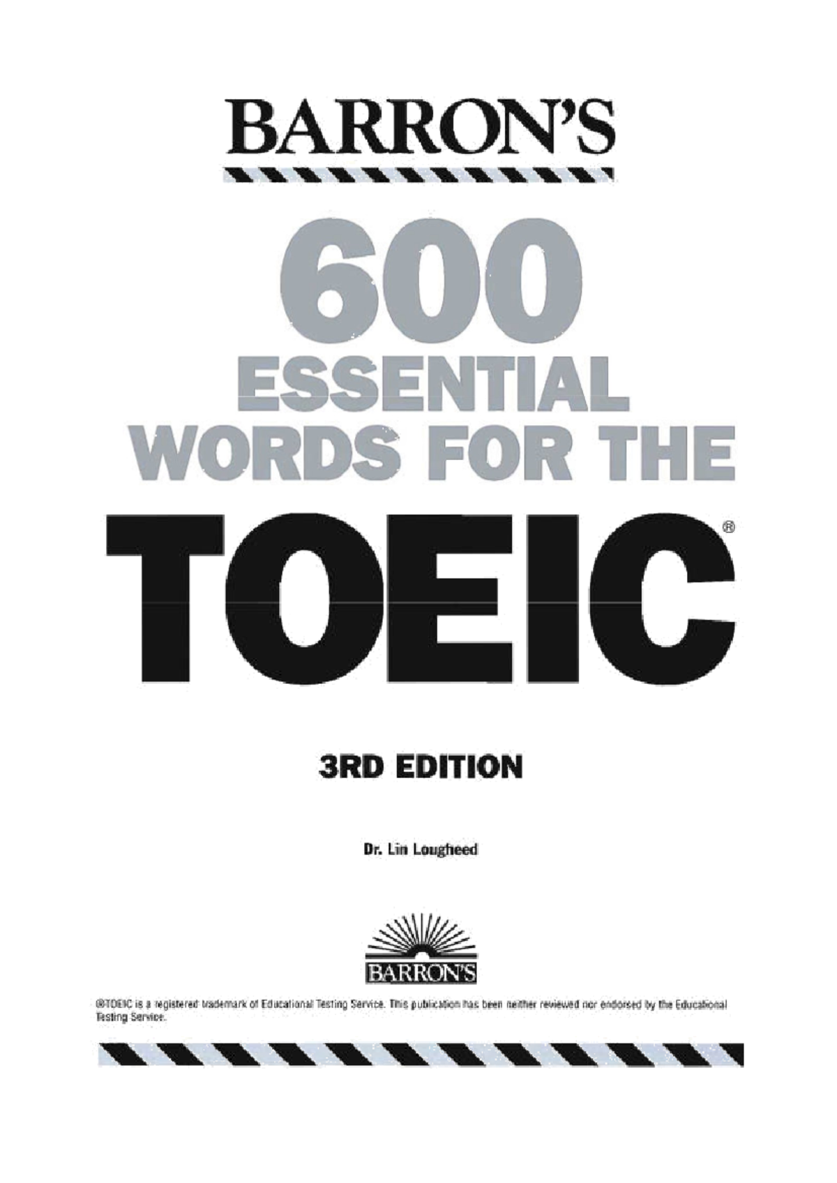 TOEIC 600 Essential Words Lesson Overview & Strategies for Vocabulary ...