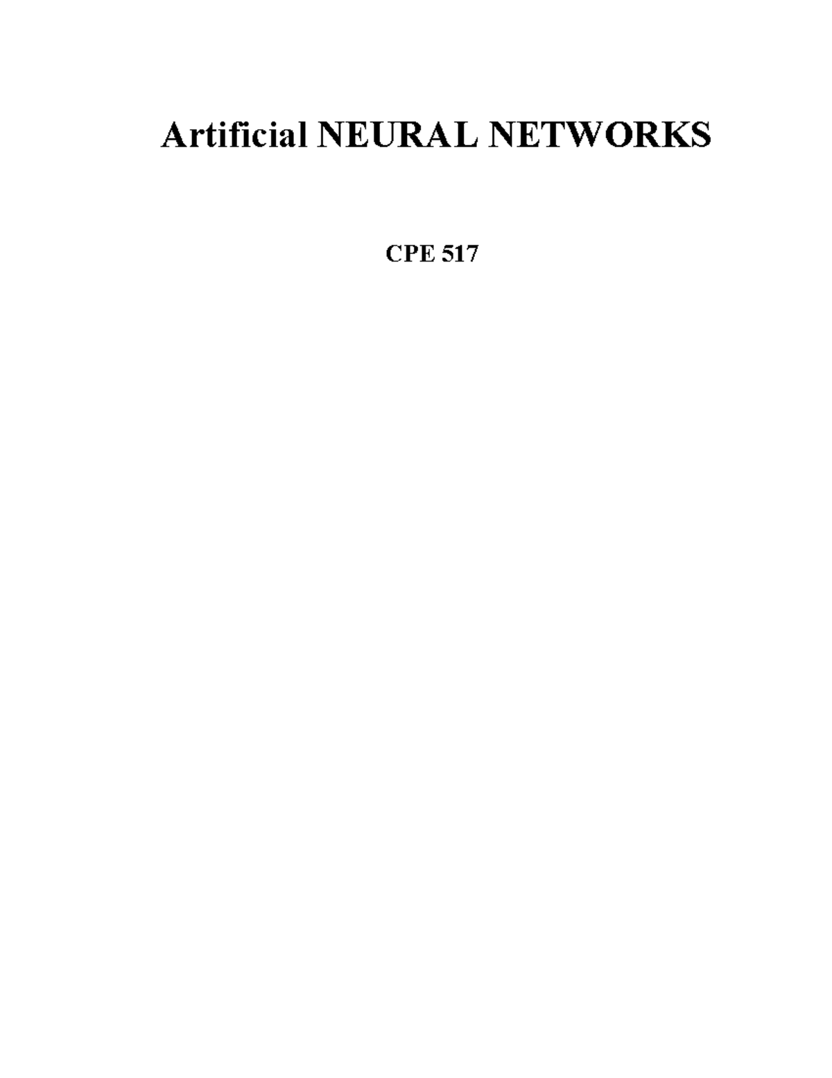 Neural Networks Introduction To Neural Networks Types Of Neural