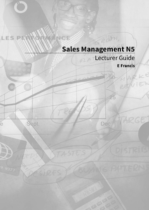 [Solved] sales management N6 all modules exam practice - Marketing ...