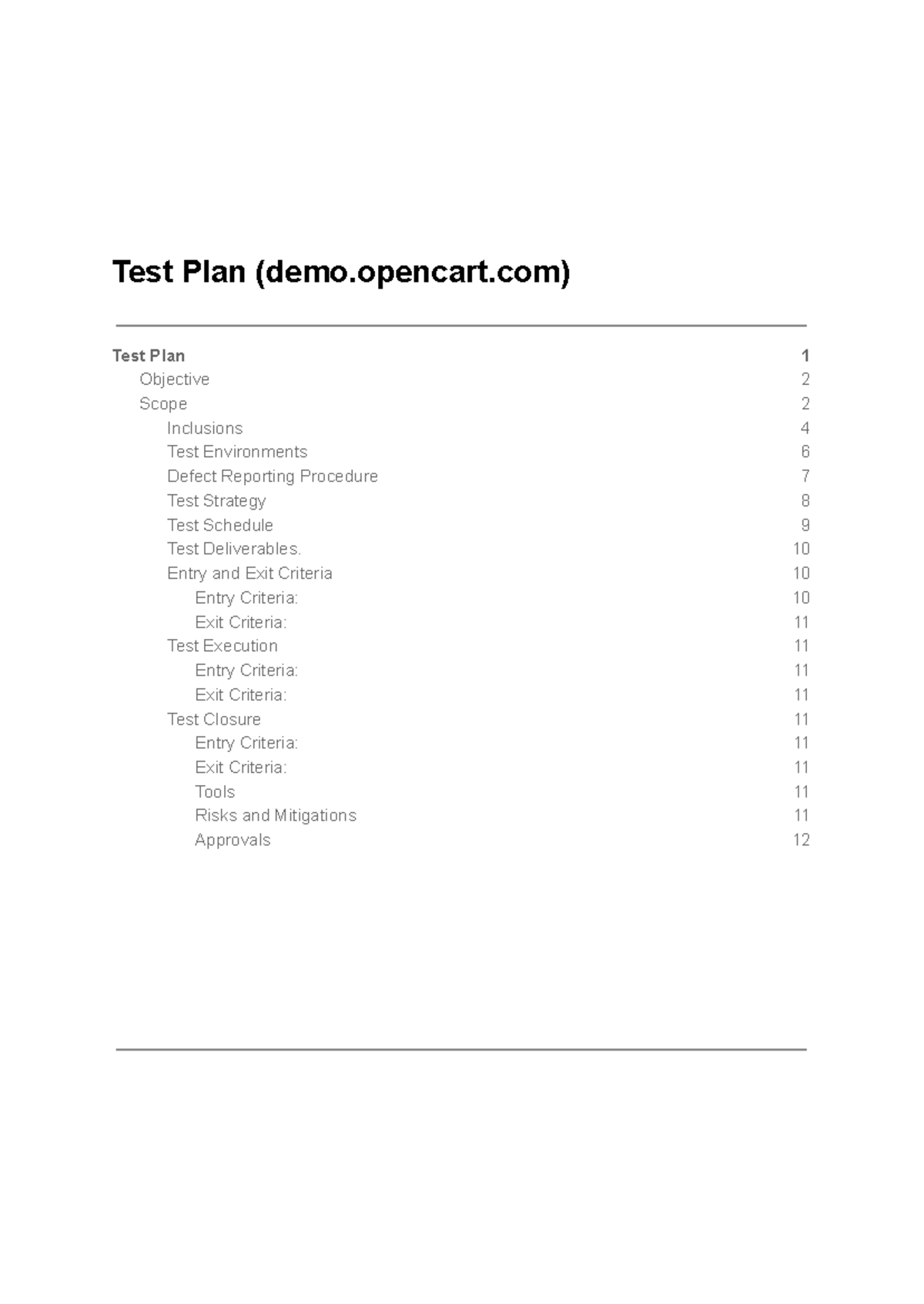 01 Test Plan - Ecom Project #1: Functional & Defect Reporting Strategy ...