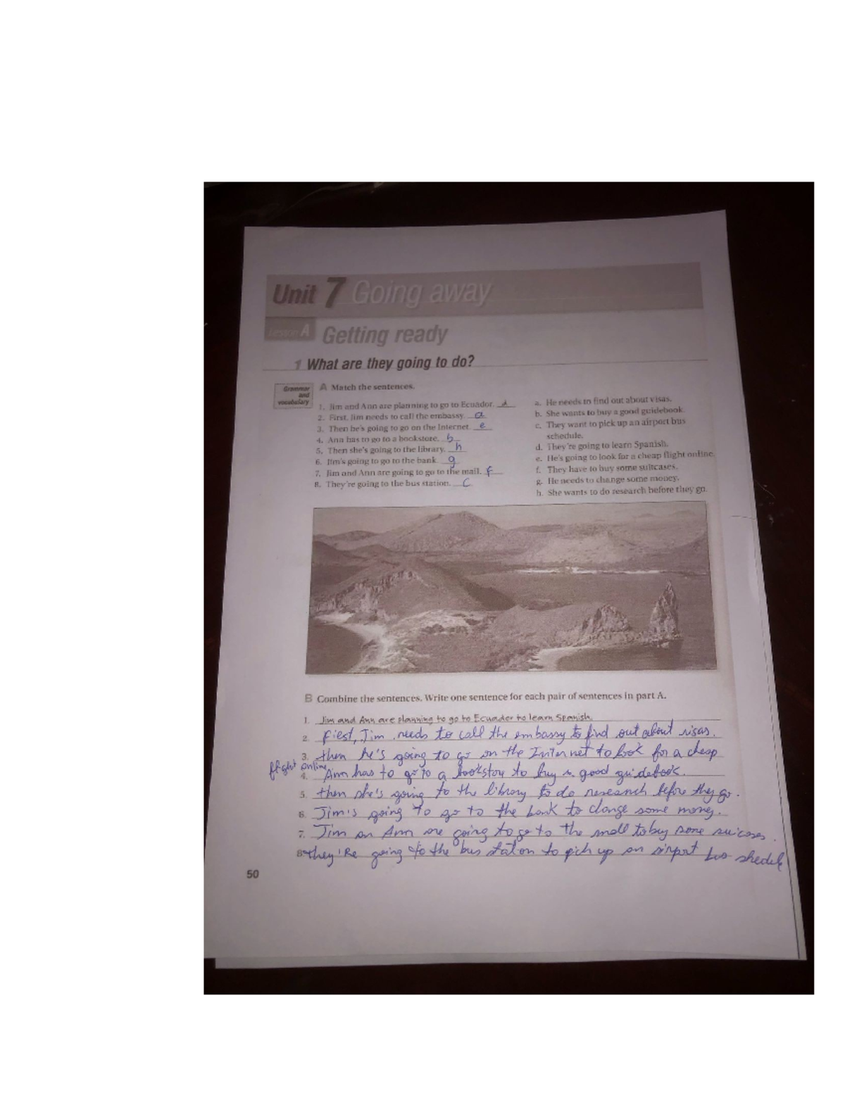 Unit 7 English Homework 2: Preparing for Travel & Vocabulary Practice ...