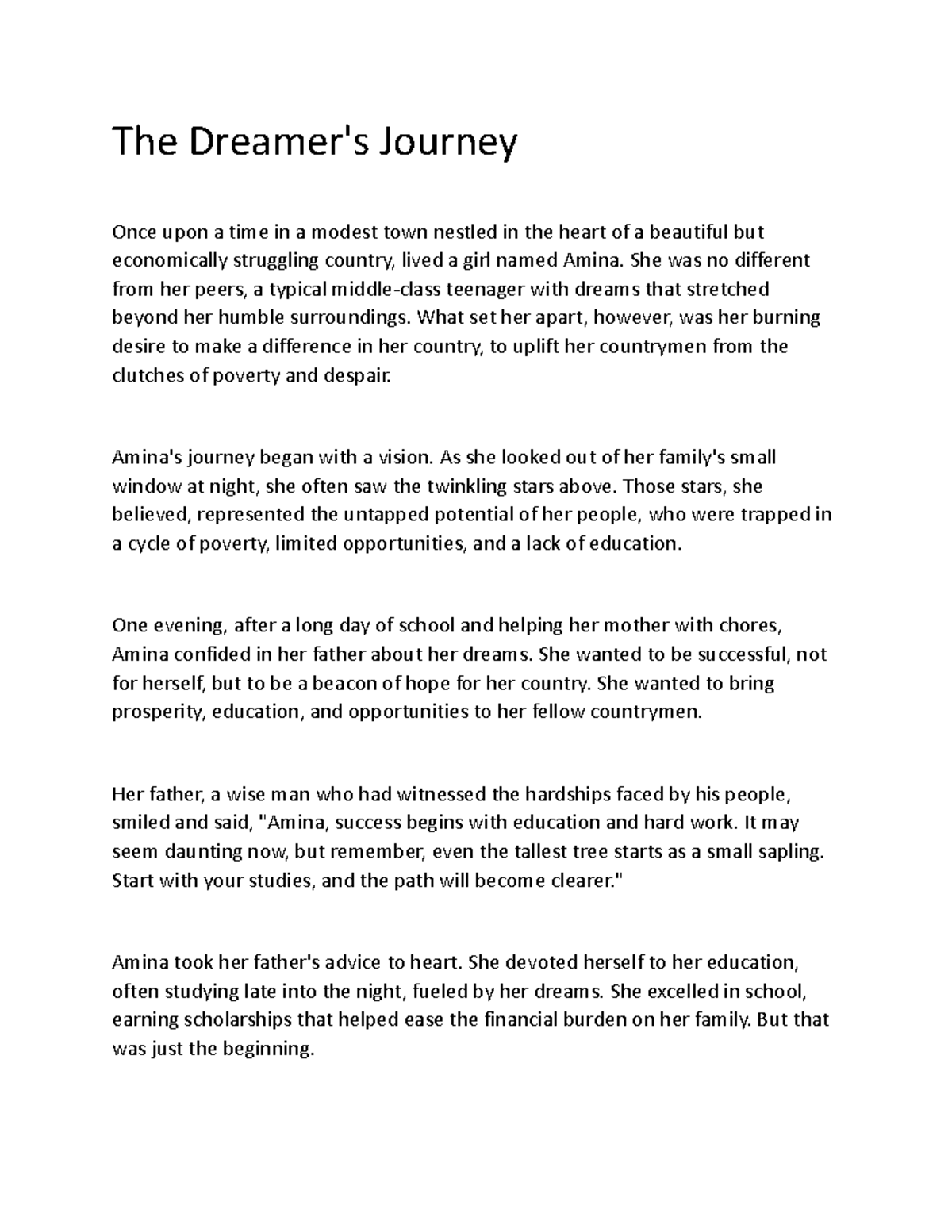 The Dreamer - A LONG STORY - The Dreamer's Journey Once upon a time in ...