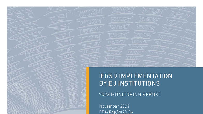Final Report on IFRS 9 Implementation by EU Institutions 2023 ...