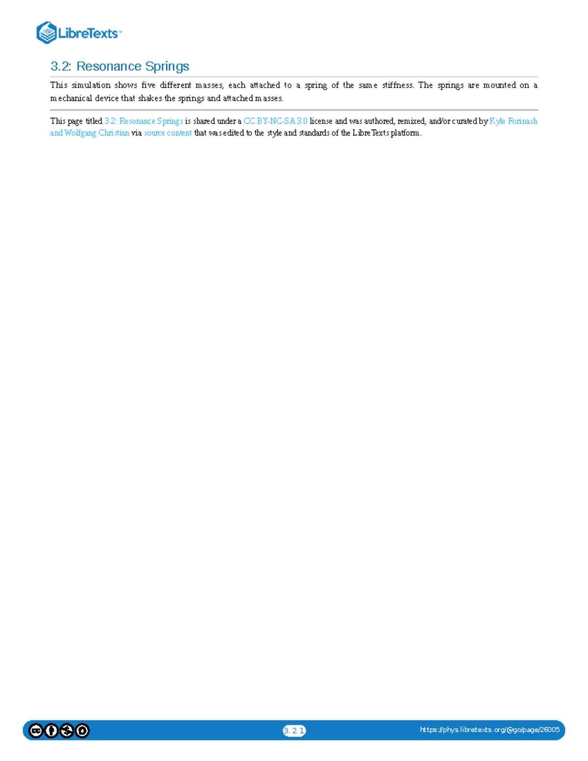 3.2 Resonance Springs - 3.2 phys.libretexts/@go/page/ 3: Resonance ...