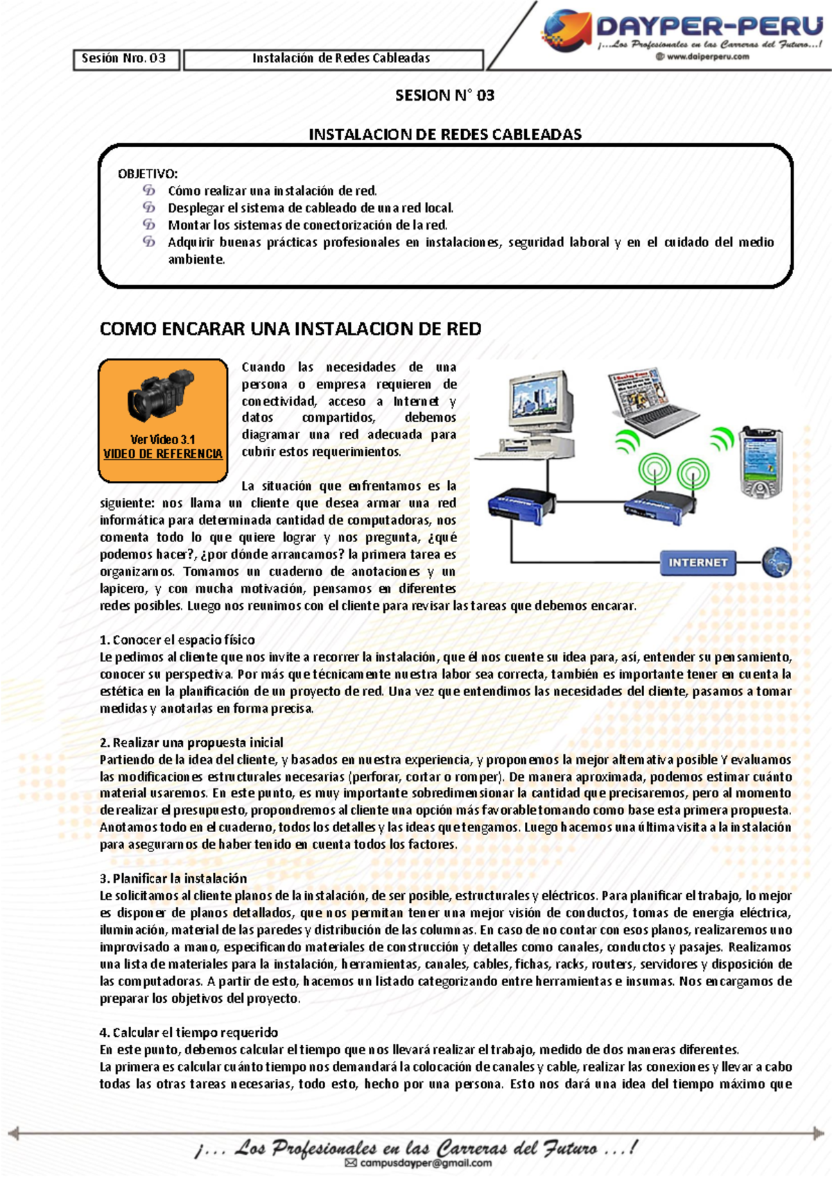 S3 - Instalación de Redes Cableadas: Guía Completa y Práctica - Studocu