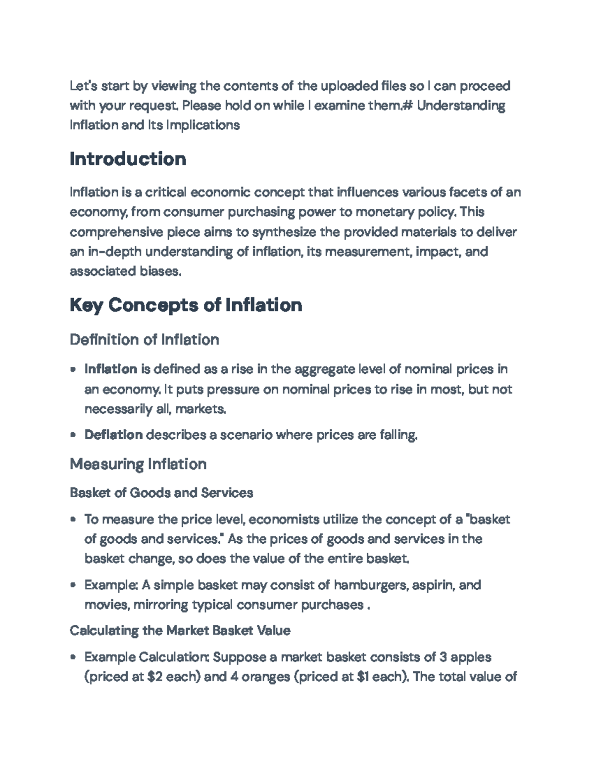 Understanding Inflation: Key Concepts, Measurement, and Impacts - Let's ...
