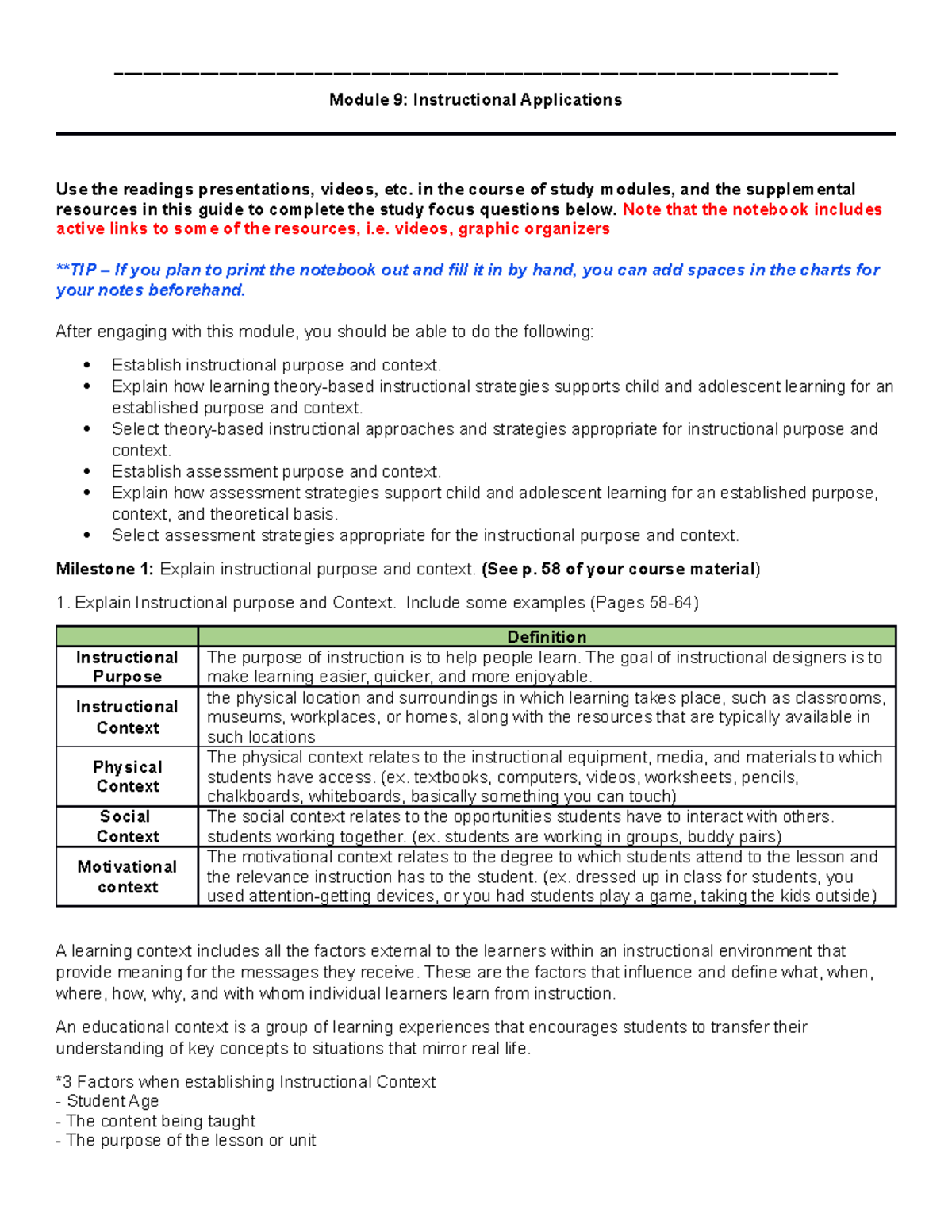 Module 9 Notebook (4-22) - - Studocu