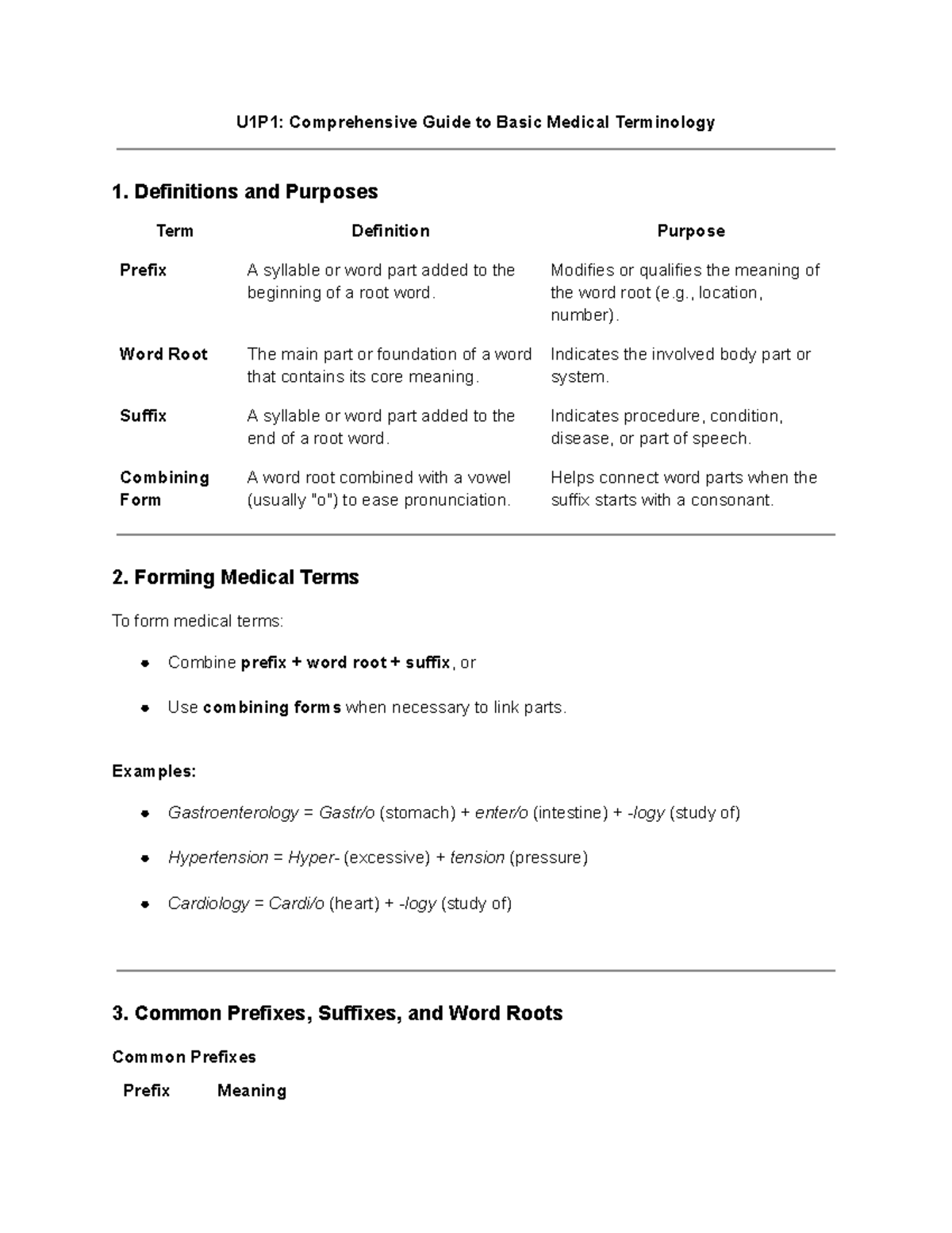 U2P1: Comprehensive Phlebotomy Practices and Safety Guidelines - U1P1 ...