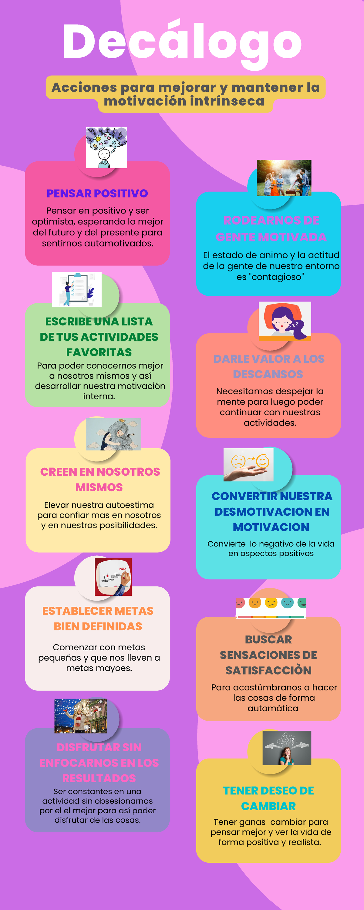 Decálogo - Decálogo - Decálogo Acciones para mejorar y mantener la ...