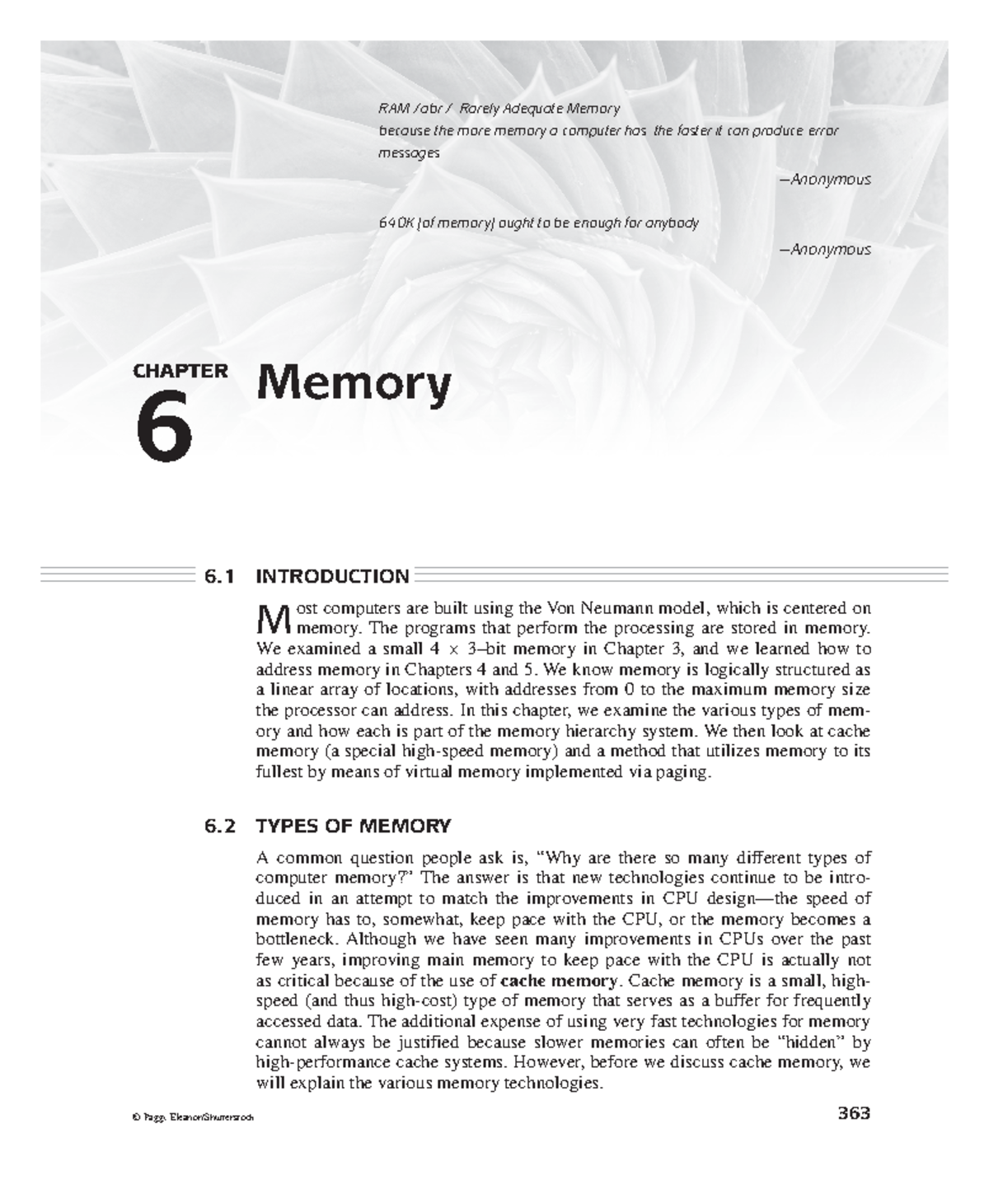 Chapter VI - Learning and practice materials - 6 INTRODUCTION M ost ...