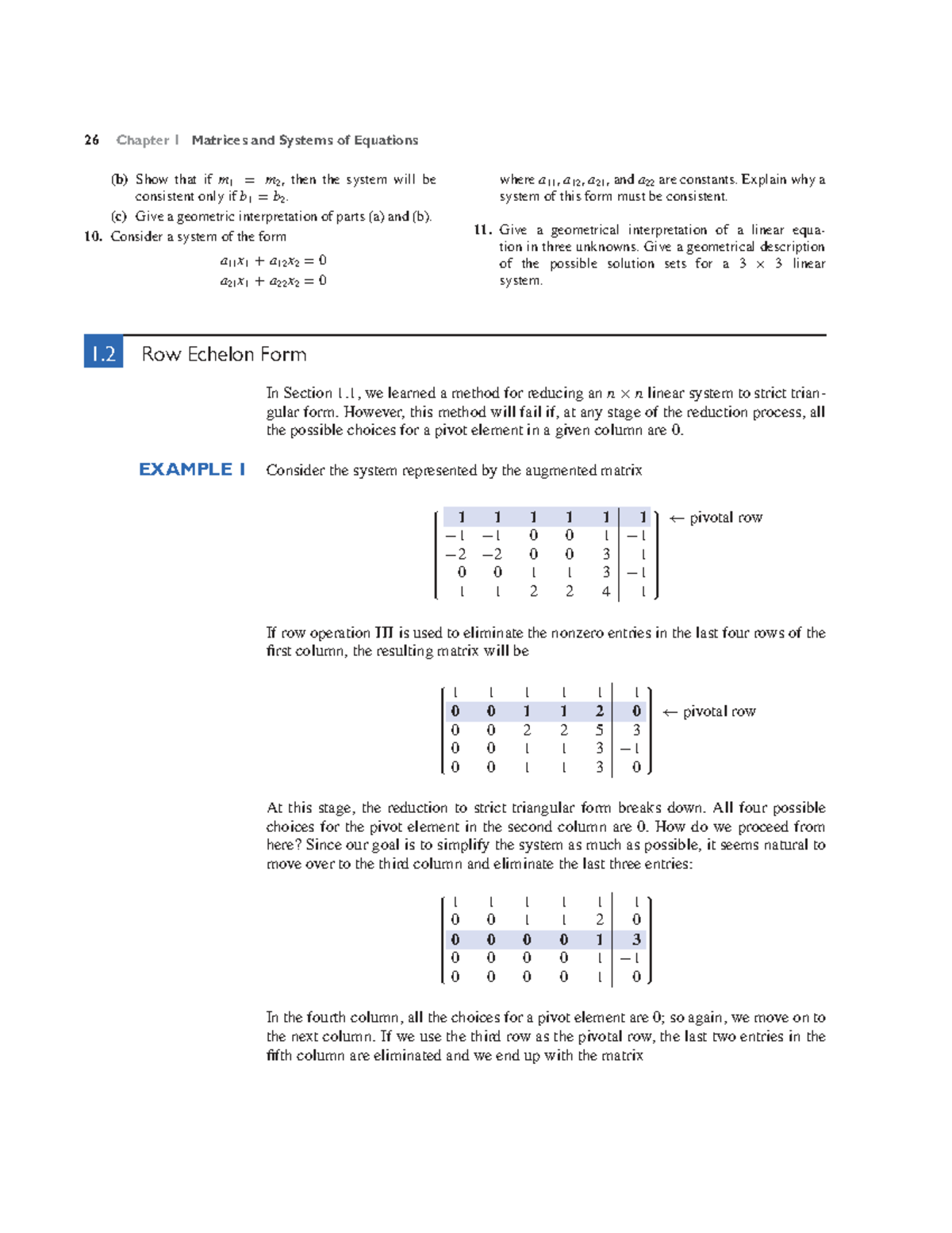 Matrices and Systems of Equations: RREF & Applications (M01_LEON2218 ...