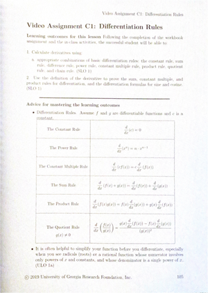 E2 In-Class Activity - Assignment for Calc 1 UGA: Approximating Area ...