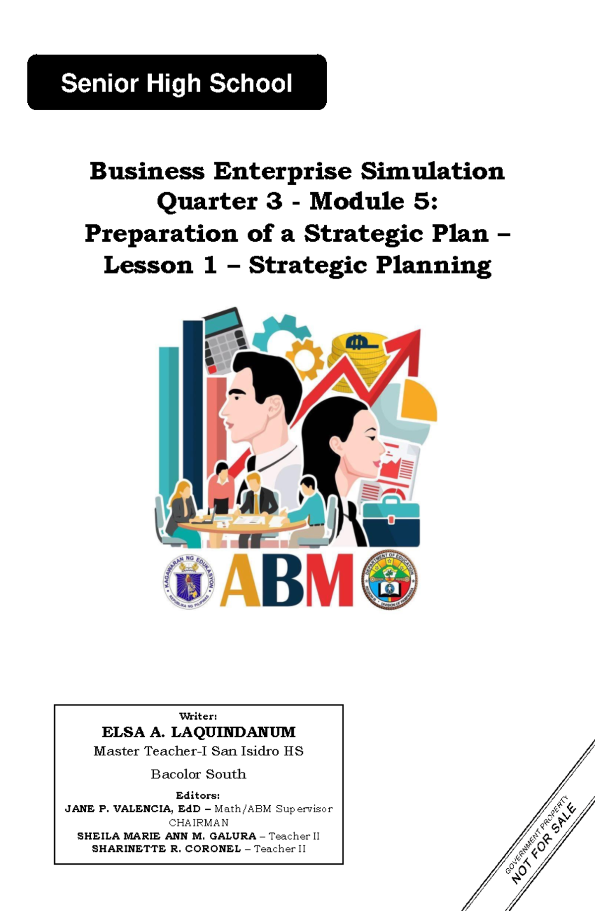 Strategic Planning Module 5: Business Enterprise Simulation - Quarter 3 ...