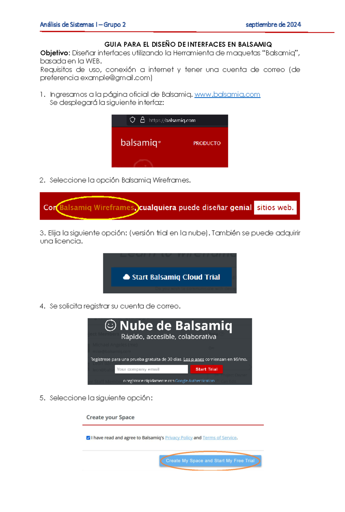 Guía para el Diseño de Interfaces en Balsamiq - Tutorial Completo - Studocu