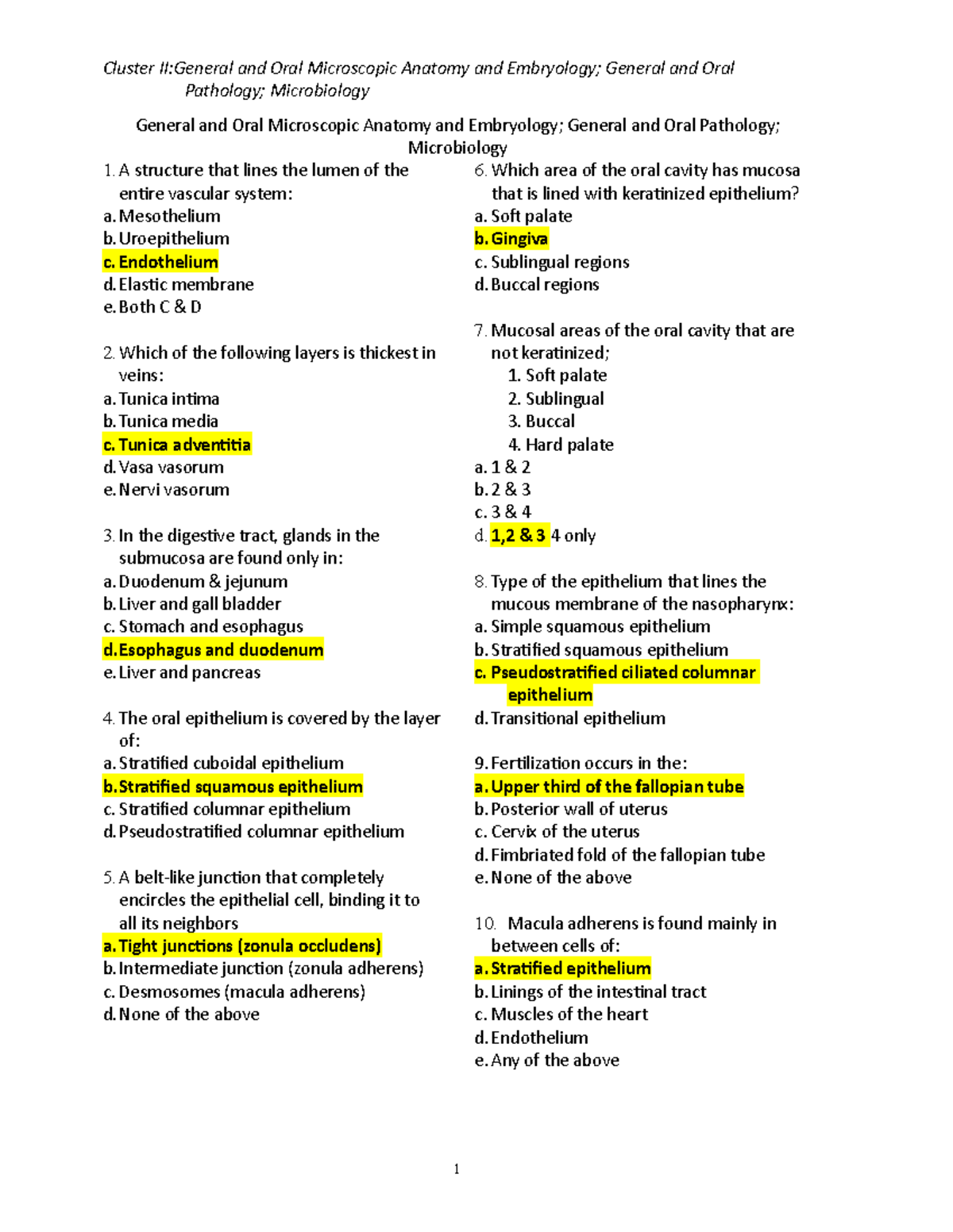 GENERAL ANATOMY AND PHYSIOLOGY: Pathology and Microbiology Notes - Studocu