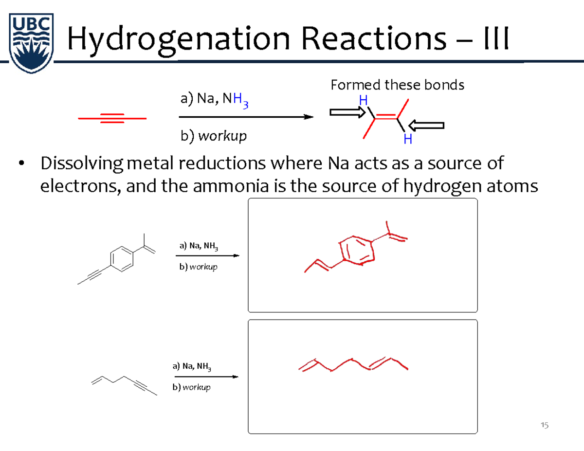 CHEM 233: Redox Reactions and Reduction Mechanisms (Lecture 20) - Studocu