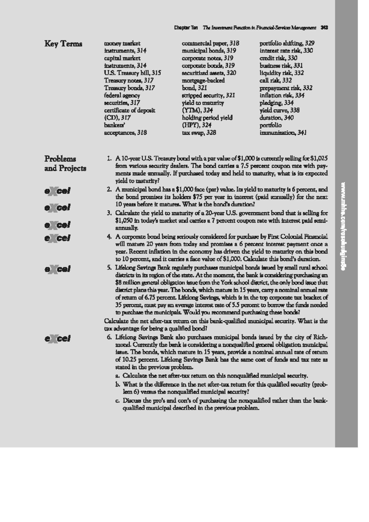 Chapter 10: The Investment Function in Management (BMA 343) - Key Terms ...