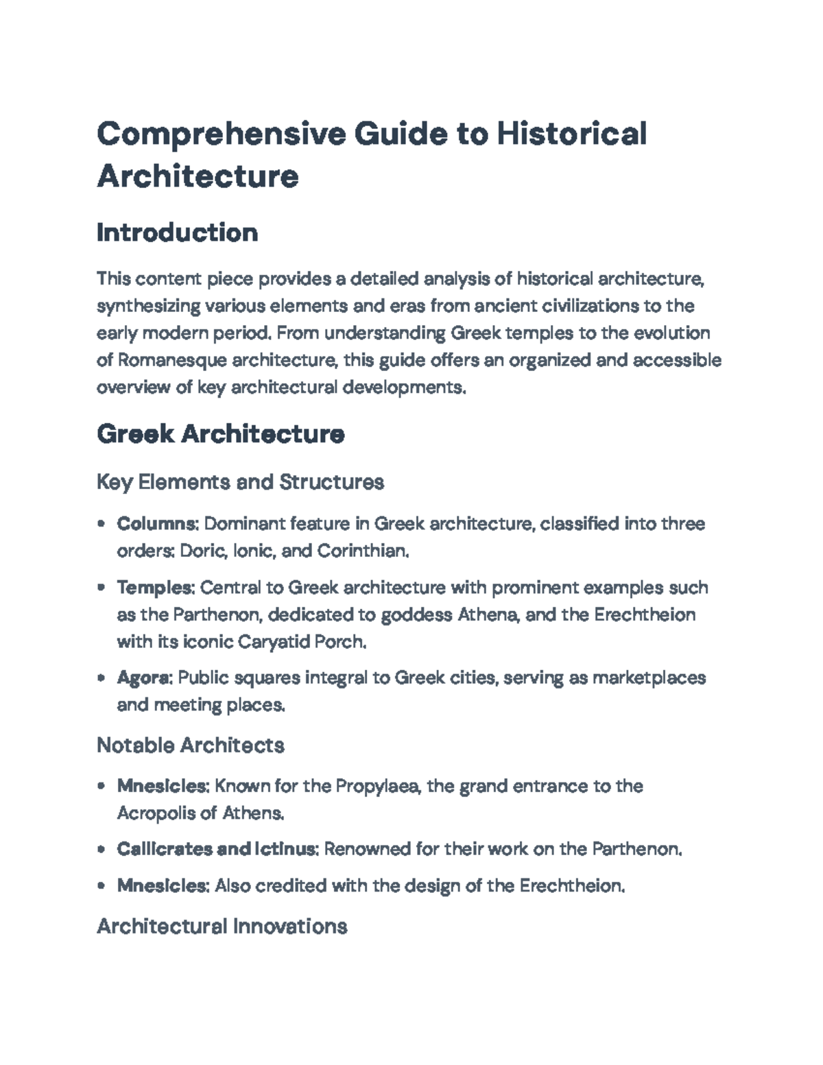 Comprehensive Guide to Historical Architecture: Key Styles ...