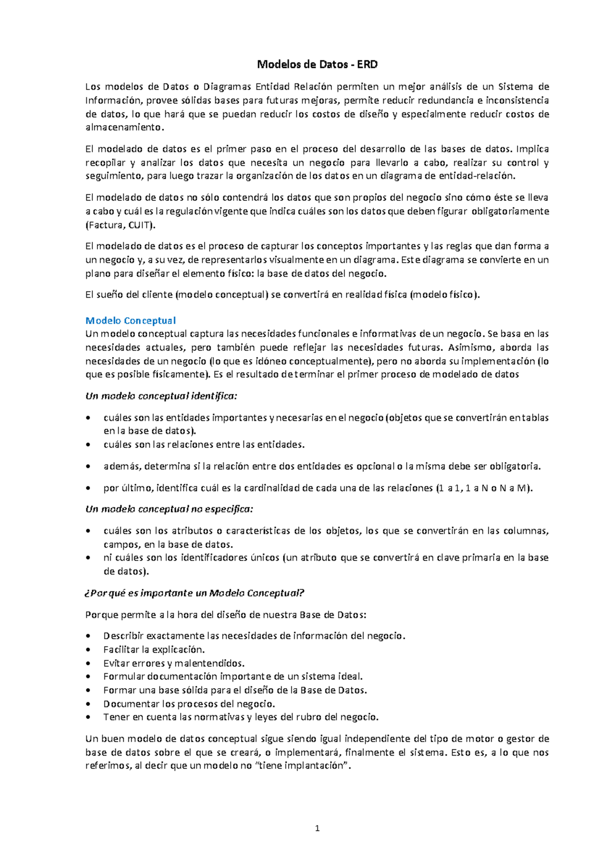 01-Modelos de Datos - Notación Barker y Diagramas ERD - Studocu