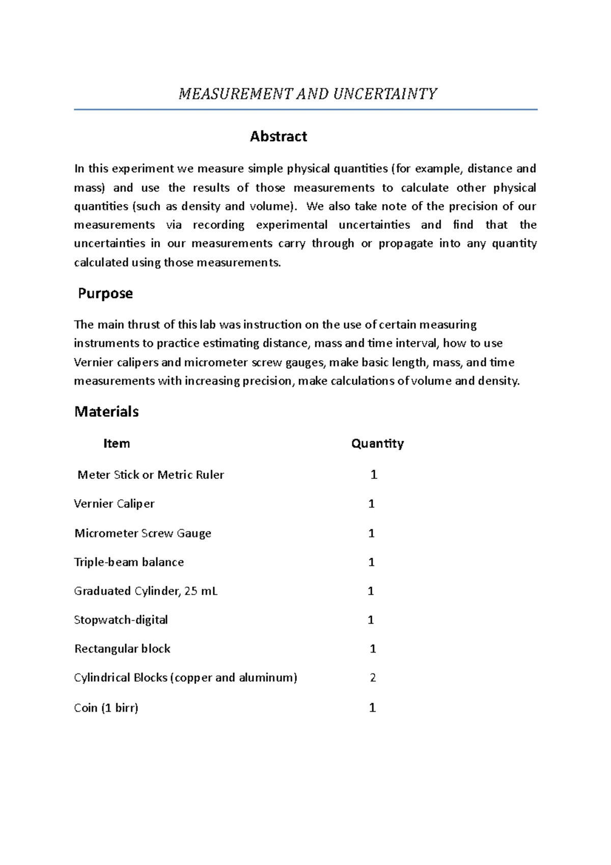 Aconcise Physics Mid Exam Study Notes AAU - Studocu