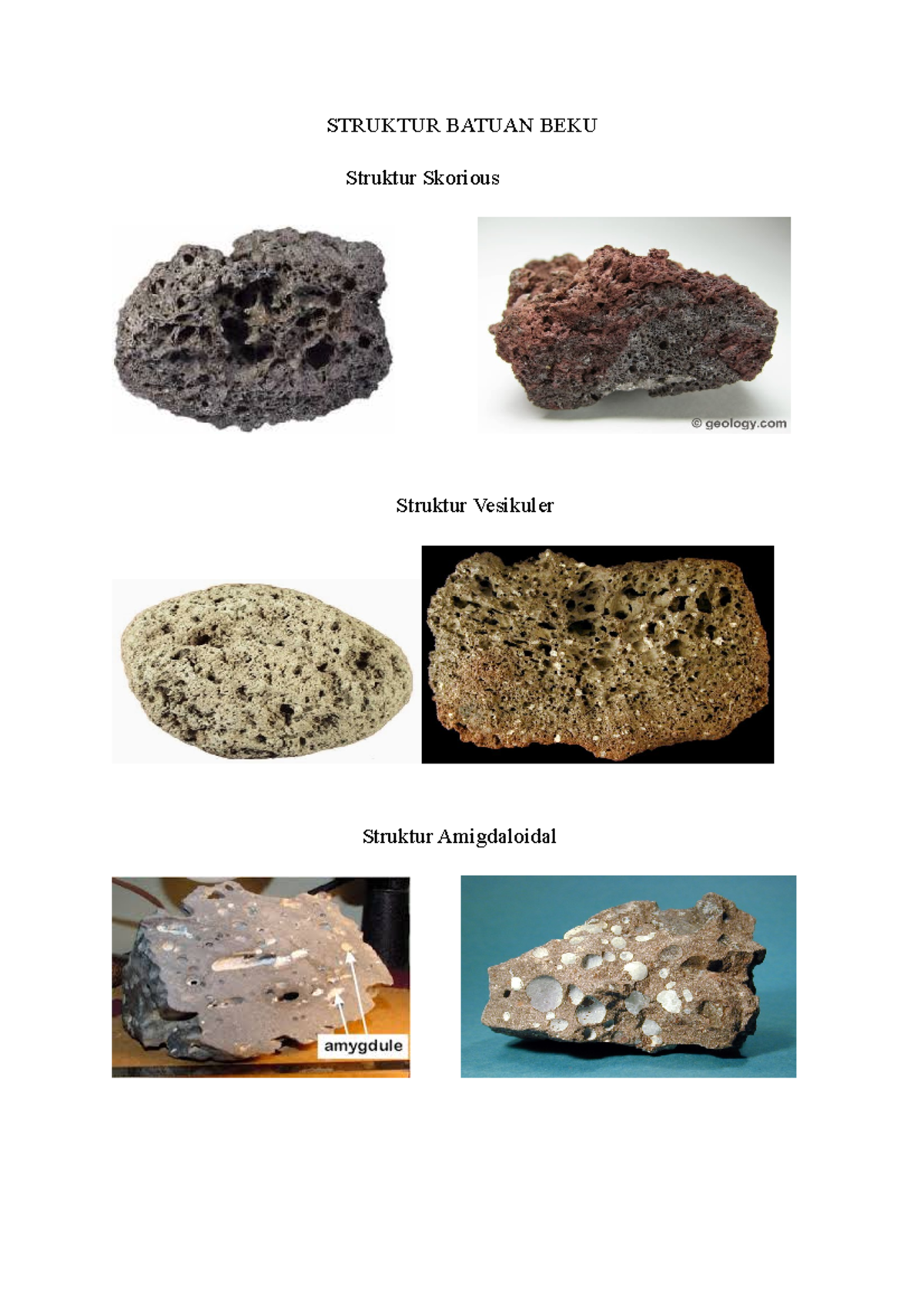 Struktur dan Tekstur Batuan Beku: Analisis Lengkap dan Jenis - Studocu