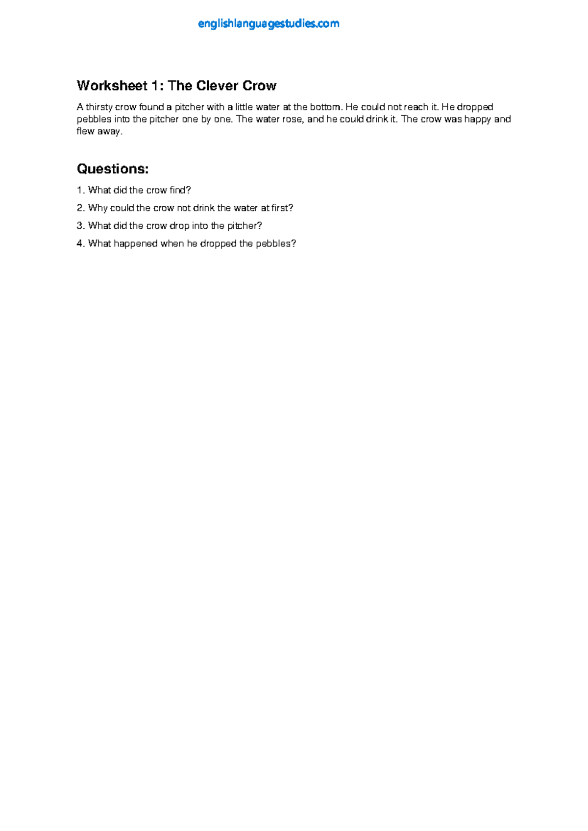 Grade 2 Comprehension Worksheets: Engaging Stories & Questions - Studocu