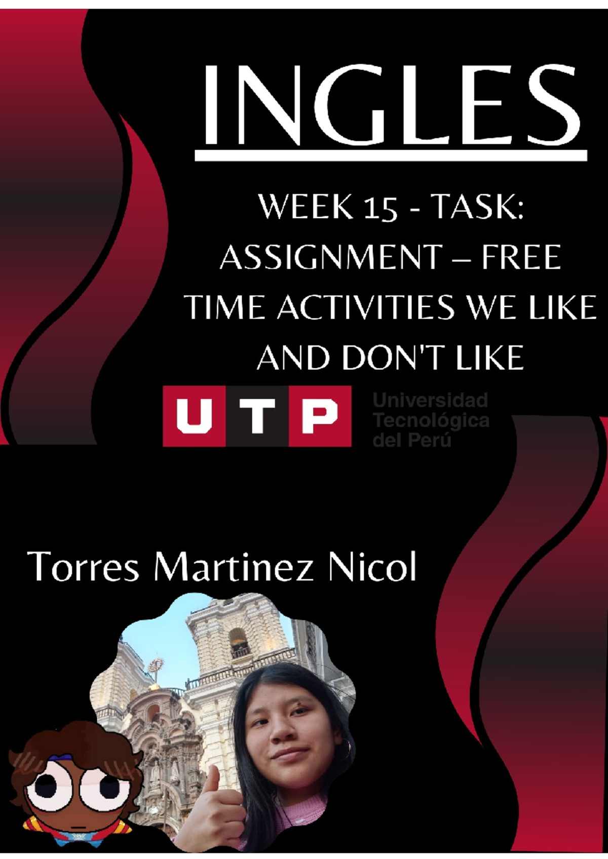Week 15 - Task Assignment – Free time activities we like and don't like ...