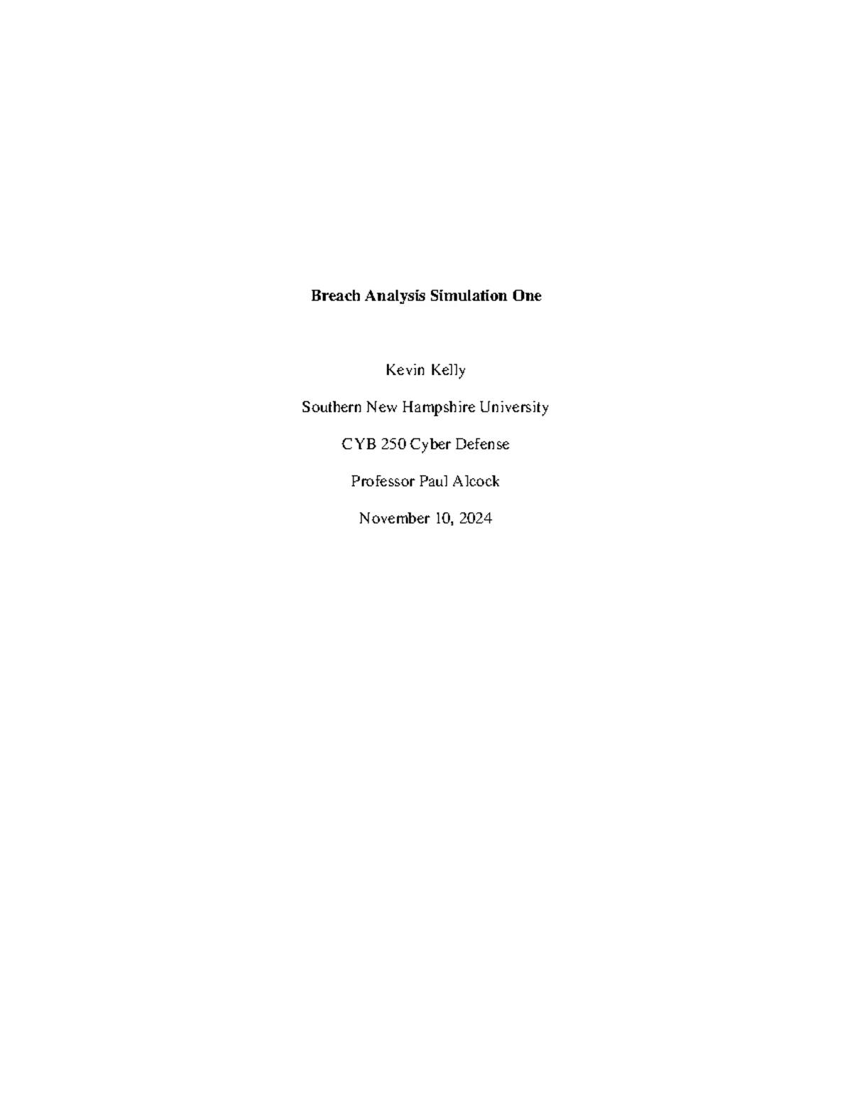 CYB 250 3 2 Journal Cryptography Kevin Kelly - Kevin Kelly Professor ...