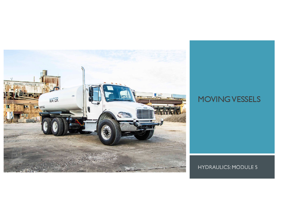 Moving Vessels and Their Pressure Dynamics: An Educational Overview ...