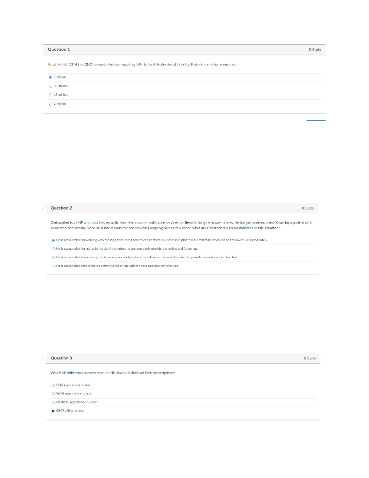 Roles Quiz 3 - Quiz 3 - NSG 5360 - Studocu