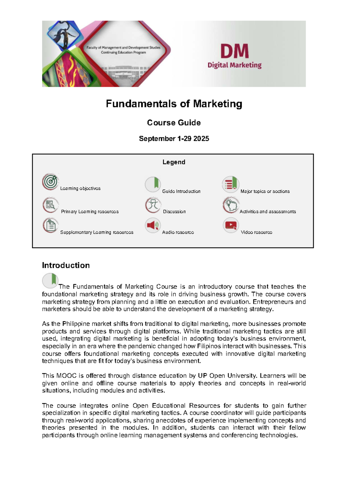 MOOC Fundamentals of Marketing Course Guide 2025: A Comprehensive ...